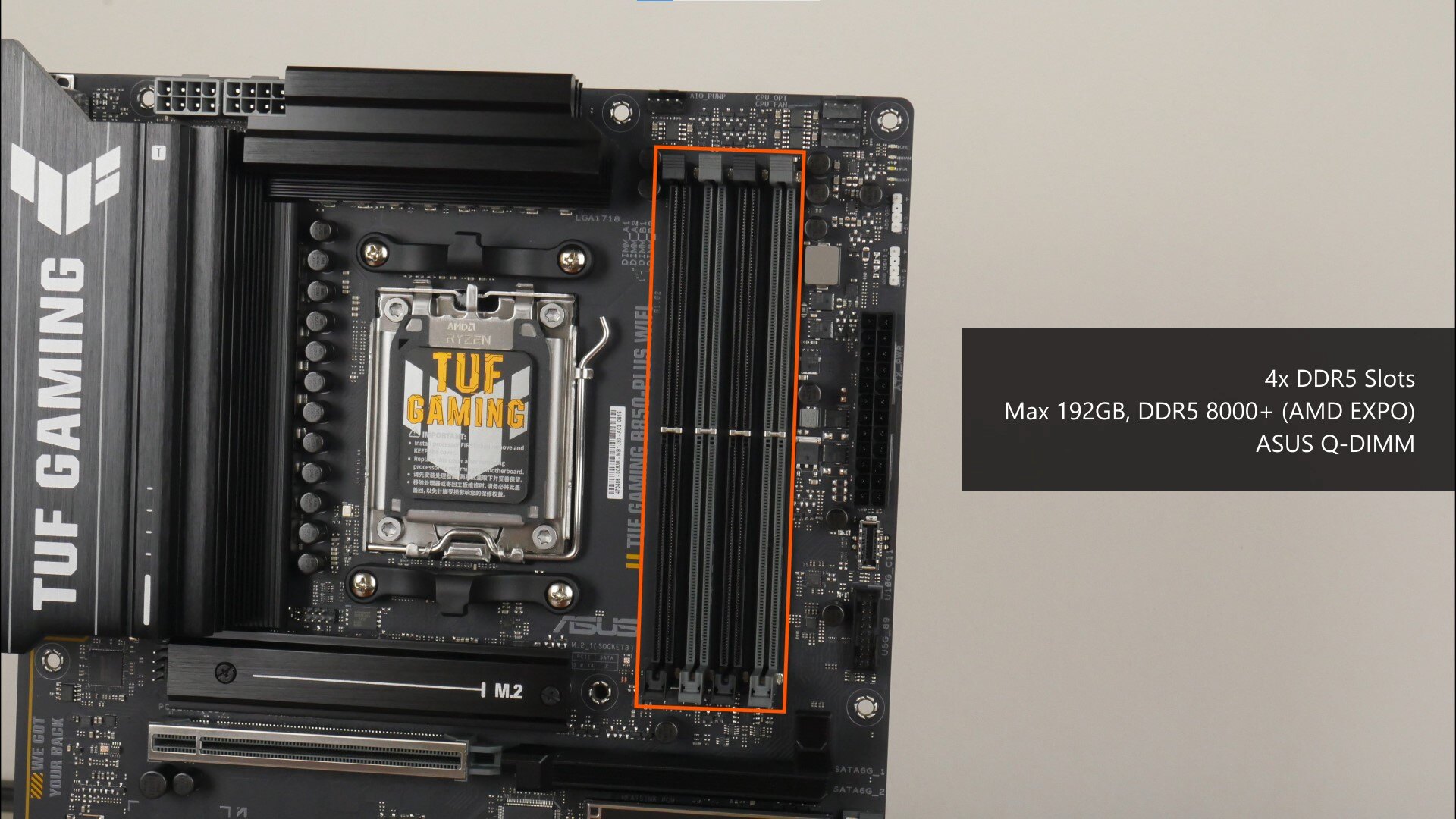Unboxing & Overview: ASUS TUF Gaming B850-PLUS WIFI AM5 Motherboard